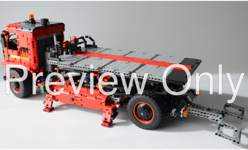 LEGO MOC 42082 C Model: Flatbed 180° Rotator Tilt Truck by dillonm ...