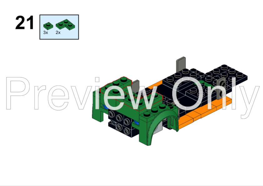 LEGO MOC-130132 Scion xB - Green by IBrickedItUp | Rebrickable - Build ...