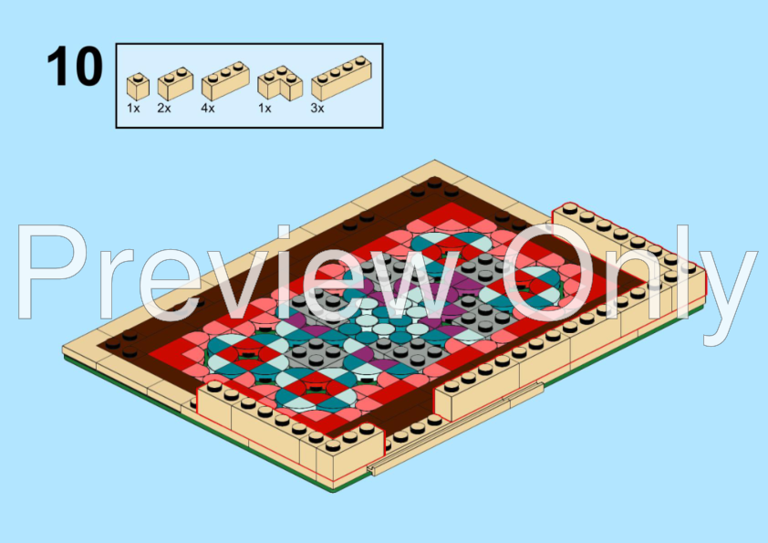 LEGO MOC Dining room by Lasekjus | Rebrickable - Build with LEGO