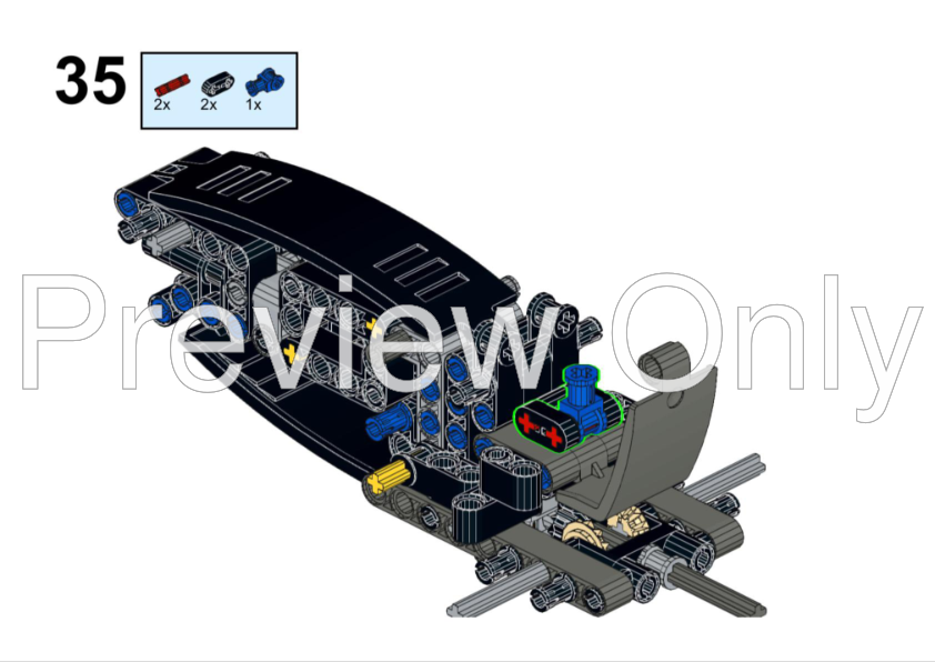 LEGO MOC P-51D Mustang (42123 McLaren Senna GTR) by jpgon | Rebrickable ...