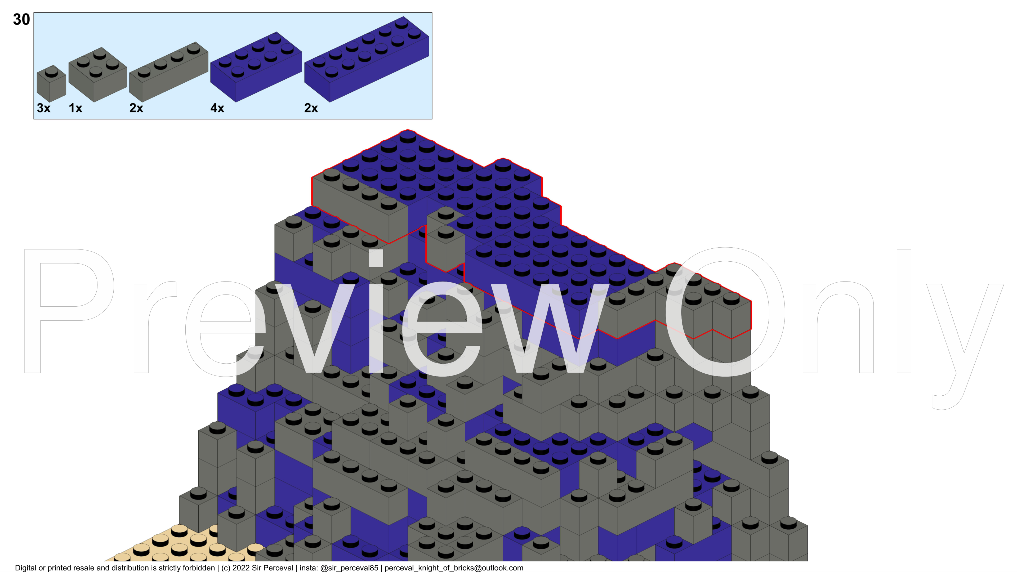 LEGO MOC G4 - Shore, landscape and substructure for my medieval castle ...