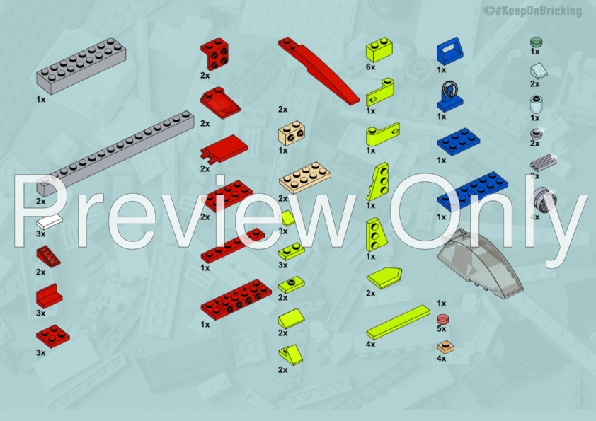 LEGO MOC 60254 Retro Futuristic Jet Car by Keep On Bricking ...