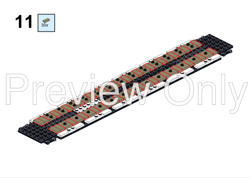 LEGO MOC Bavarian Express Train 3rd Class Passenger Coach (8w) by ...