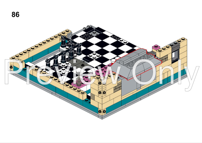Lego Moc Retro Arcade And Diner Compatible With Set 910013 By Brick
