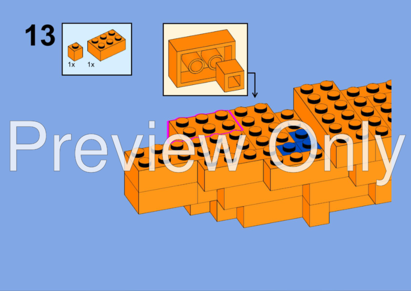 LEGO MOC-130846 Orange Fish by Penguins and plastic | Rebrickable ...