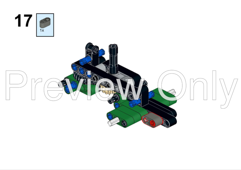 LEGO MOC 42136 model B - Front Loader by XaeroZKota | Rebrickable ...