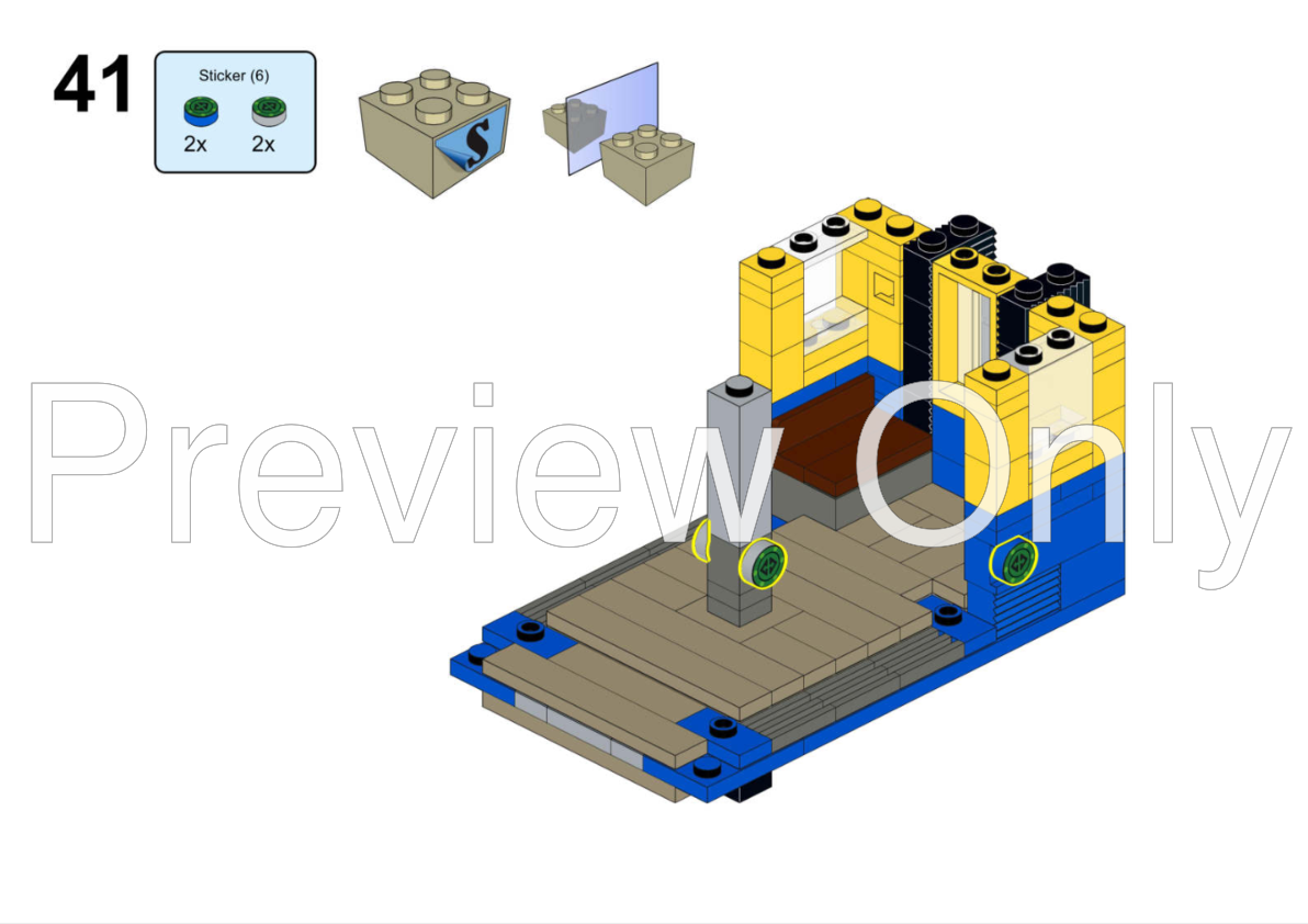 LEGO MOC Double Deck Train Car (version 2, optimized for R40) by ...