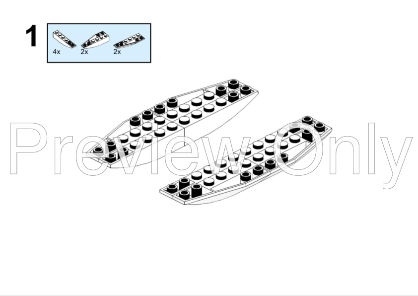 LEGO MOC Swan Pedal Boat by blocksmiths | Rebrickable - Build with LEGO