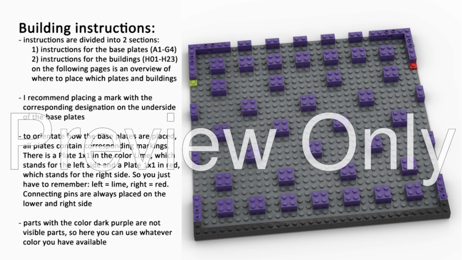 LEGO MOC C2 - Substructure for my medieval castle by Sir Perceval ...