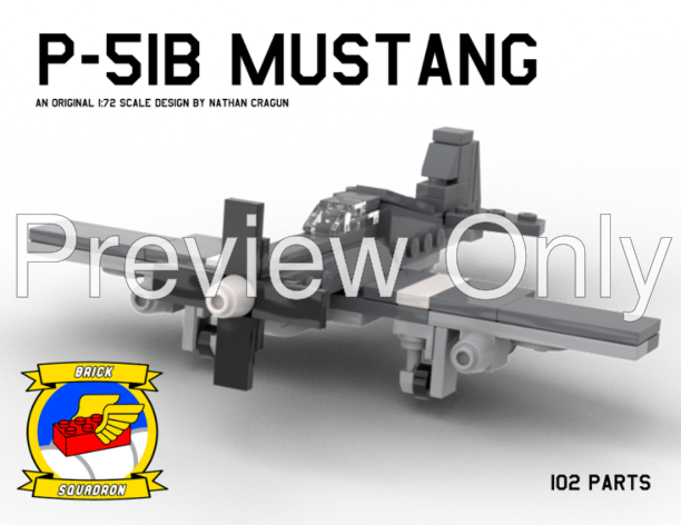 LEGO MOC P-51B by brick_squadron | Rebrickable - Build with LEGO