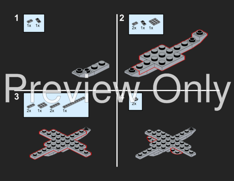 LEGO MOC P-51B by brick_squadron | Rebrickable - Build with LEGO