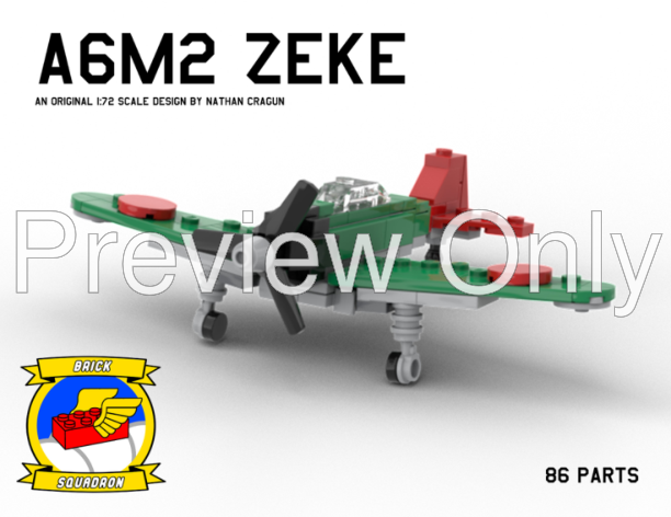 LEGO MOC A6M2 Zeke Collection by brick_squadron | Rebrickable - Build ...