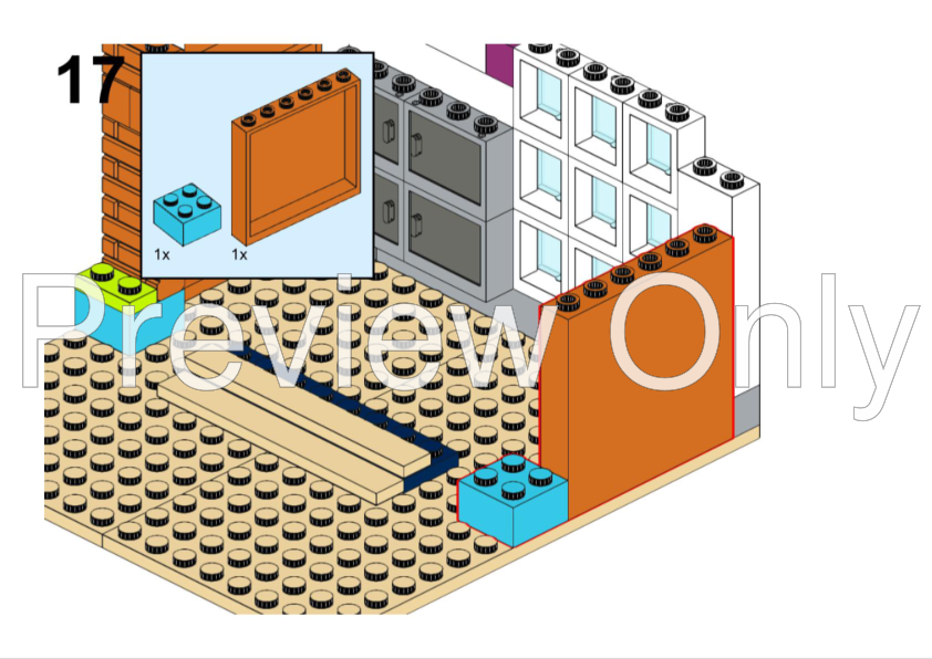 LEGO MOC 3 Storey School Modular Alternate Build of 41682 by re-bricked ...
