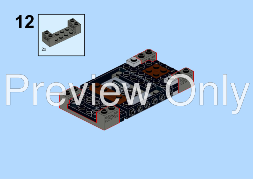 Lego Moc Pick Up Alternate Build 2 Lego 76911 By N2brick