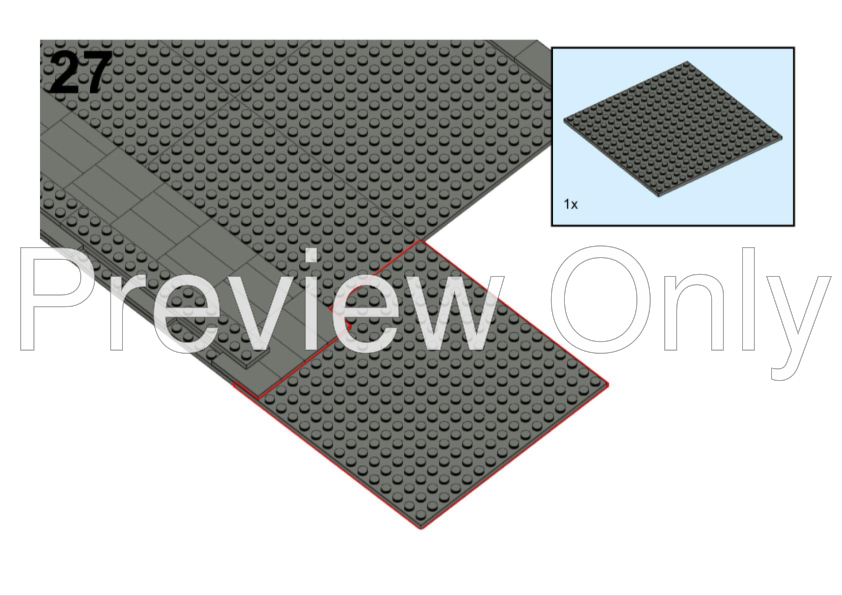 LEGO MOC Modular Car Racing Stadium + display for 4 Speed Champions ...