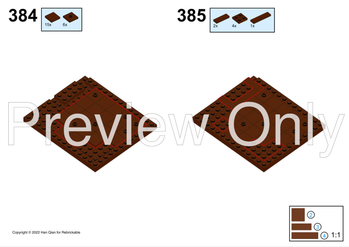 LEGO MOC Balcony of Juliet by Fanpeixi | Rebrickable - Build with LEGO