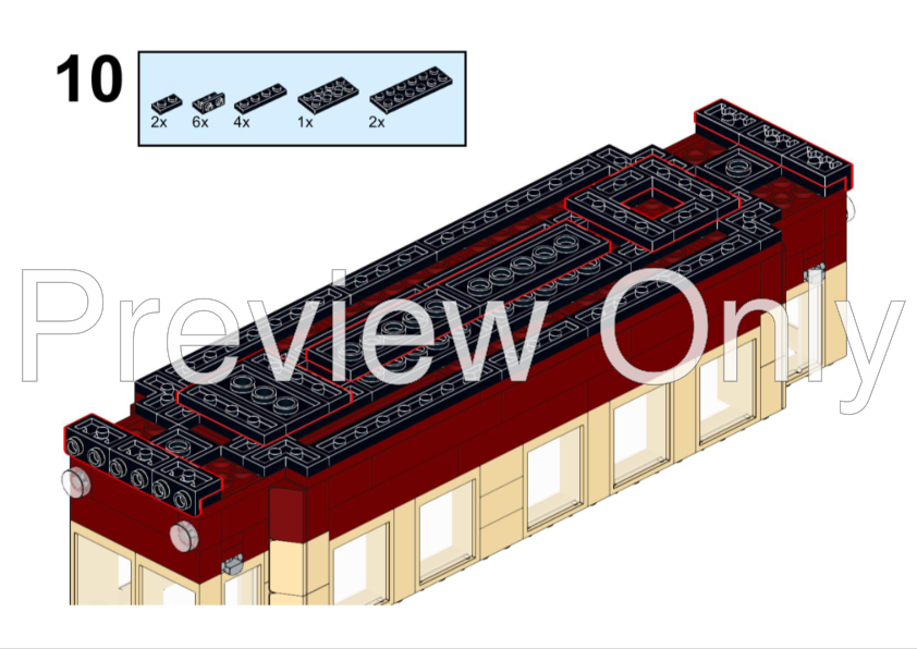 Lego Moc Vt135 Triebwagen Deutsche Bahn 8 Wide By Dynabrixx