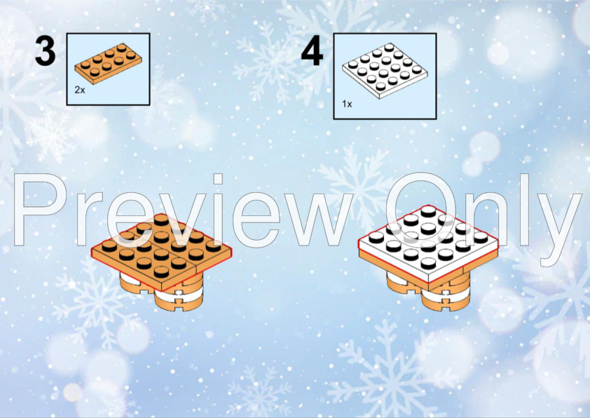 LEGO MOC Snowman, Gingerbread Man and Elf by iprice | Rebrickable ...