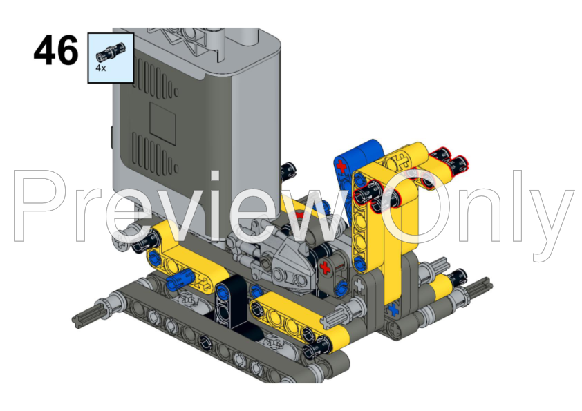 LEGO MOC Road grader by LegoLounge | Rebrickable - Build with LEGO