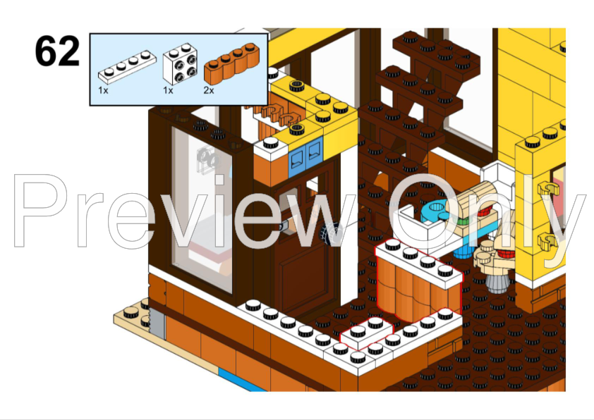 LEGO MOC Surf Bar & Grill Modular Alternate build (2x 31118) by re-bricked | Rebrickable - Build ...