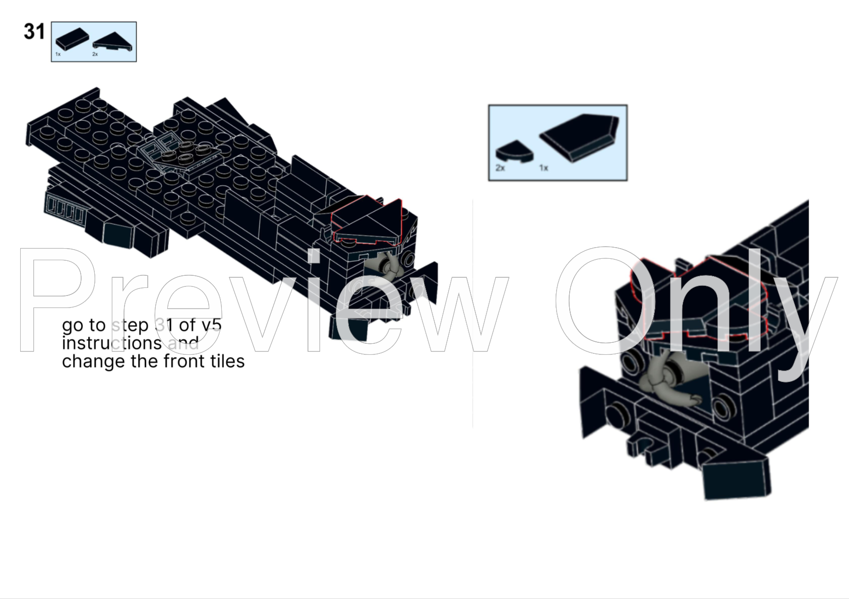 LEGO MOC-131983 Arkham Knight Batmobile V5 by LEGOJOSEPH | Rebrickable ...