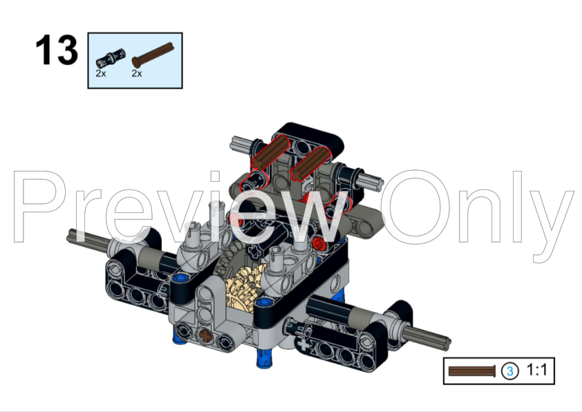 Lego Moc Tuned Street Go Kart By Technicmodlr Rebrickable Build