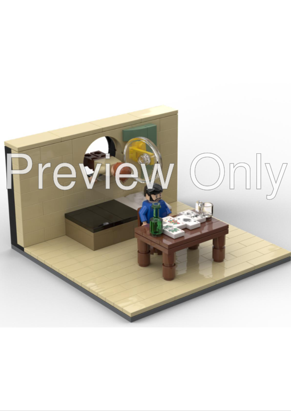 LEGO MOC the adventures of Tintin - mini scene 16x16 - the crab with ...