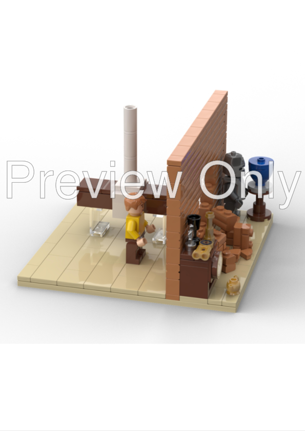 LEGO MOC the adventures of Tintin - mini scene 16x16 - the secret of ...