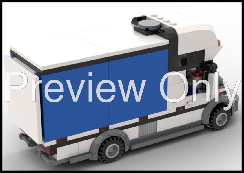 LEGO MOC Transport VAN by Dziki.Studio | Rebrickable - Build with LEGO