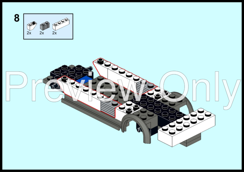 LEGO MOC Transport VAN by Dziki.Studio | Rebrickable - Build with LEGO