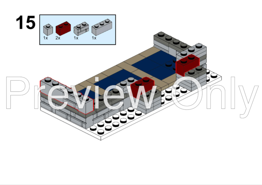 LEGO MOC 10263 Firestation Modular by bergebricks | Rebrickable - Build ...