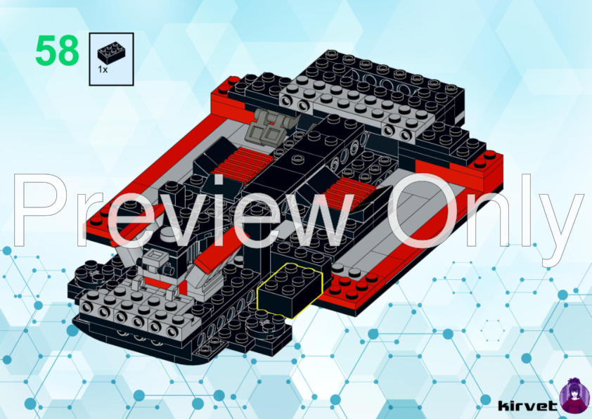 Lego Moc Ferrari Testarossa By Kirvet Rebrickable Build With Lego