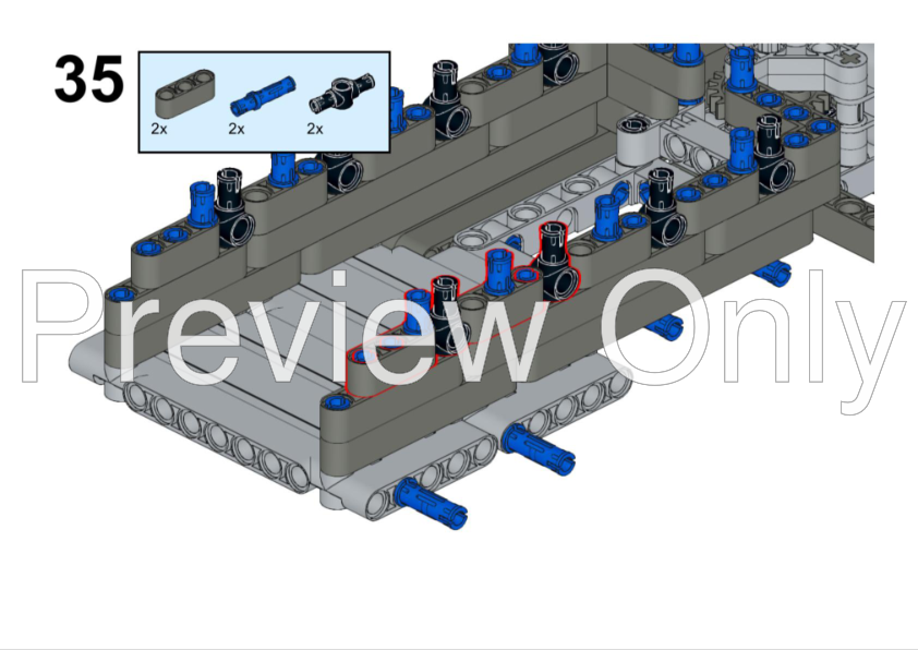 LEGO MOC Crawler Crane LR 11000 (SBrick) - designed by peteria by ...