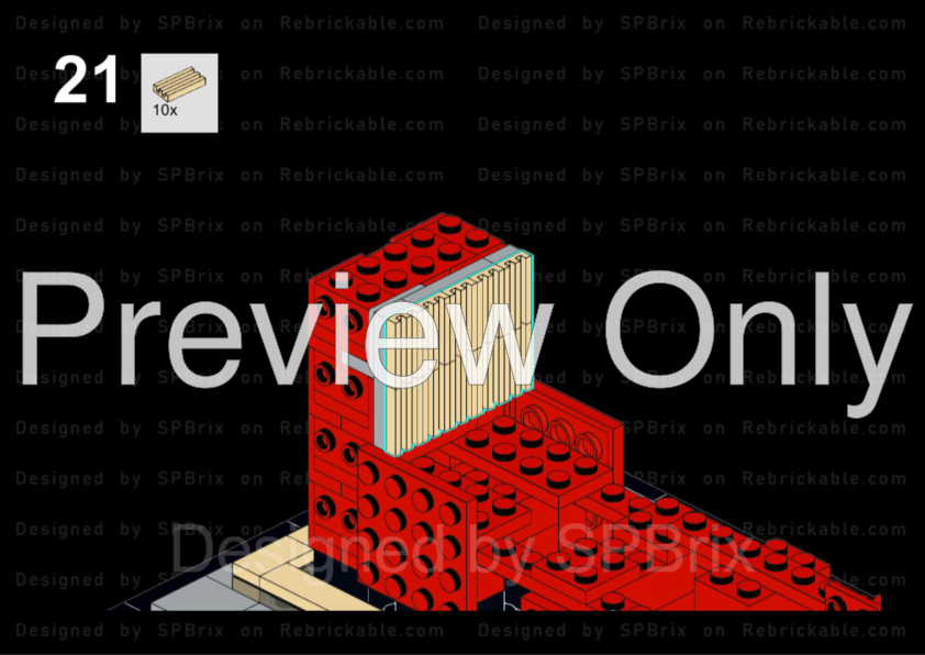 LEGO MOC 30 Rockefeller Plaza 1:800 Scale (GE/RCA/Comcast Building) by ...