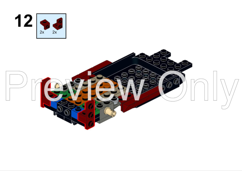 LEGO MOC 1968 Ford Ranchero GT by RL_and_Lego_fan | Rebrickable - Build ...