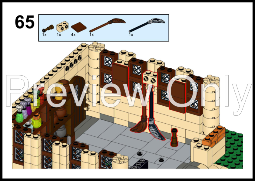 LEGO MOC-133052 HP Church moc by 03janedoe | Rebrickable - Build with LEGO
