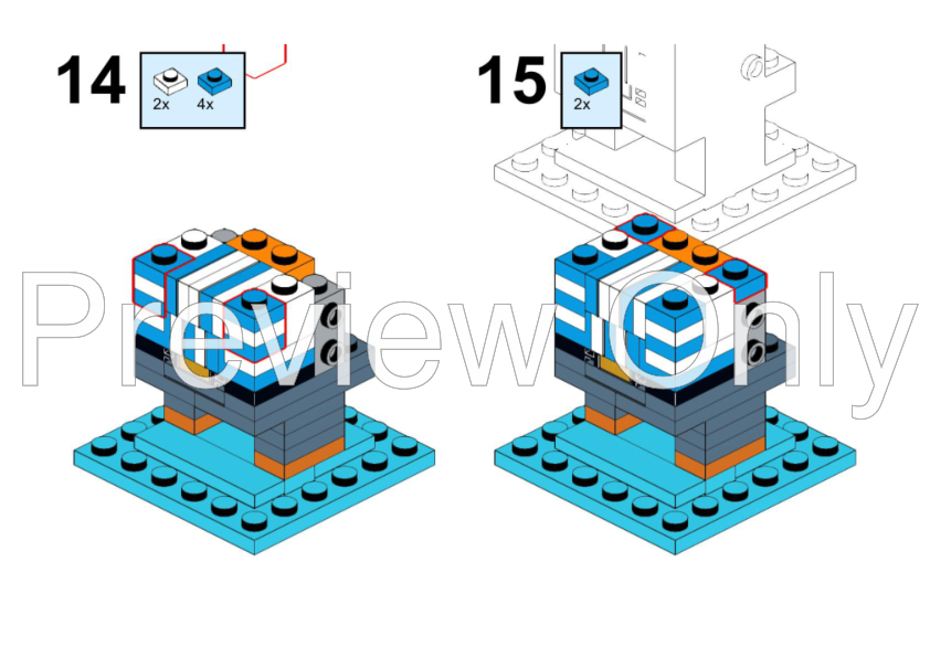 LEGO MOC Porco Rosso & Fio Piccolo - Studio Ghibli BrickHeadz by ...