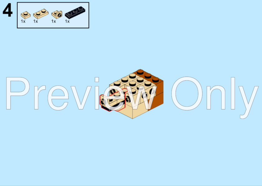 LEGO MOC Cheems shiba from a meme by jxho | Rebrickable - Build with LEGO