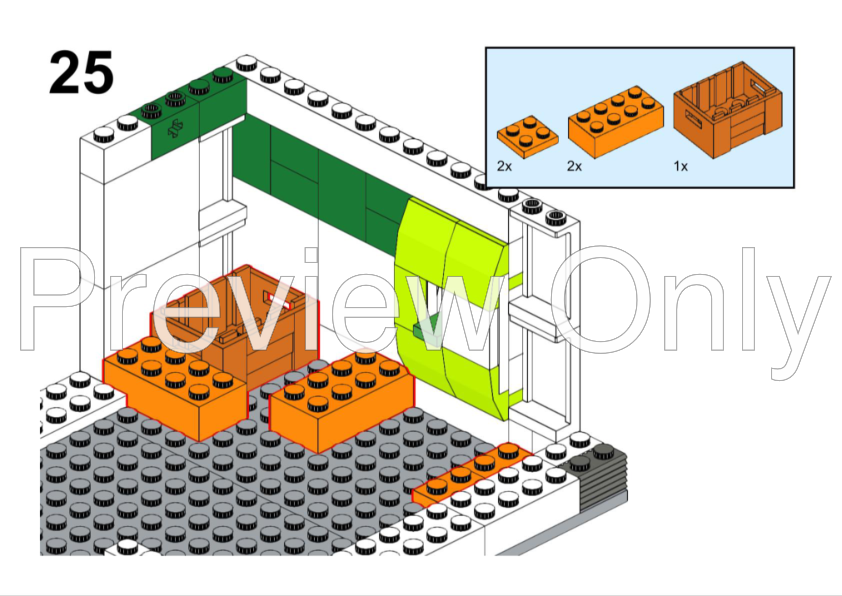 Lego Moc 60347 Grocery Store Alternate Build By Re Bricked