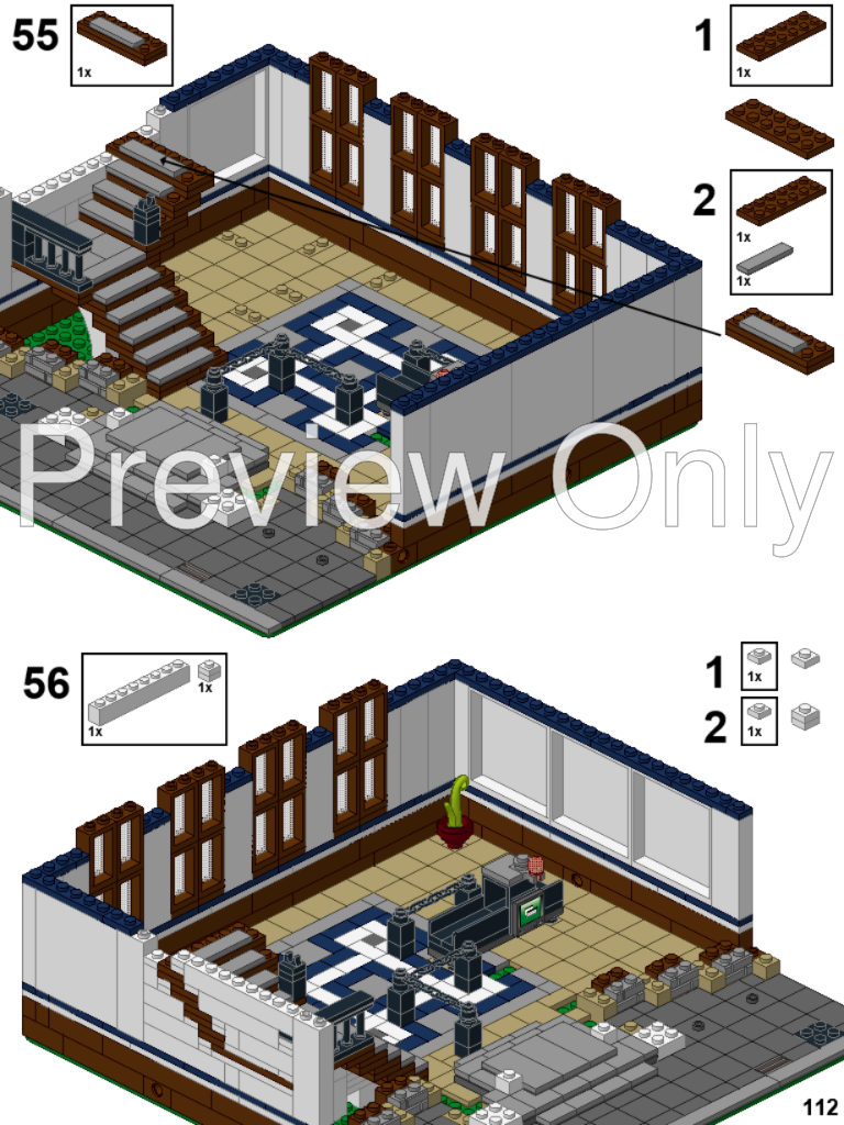 LEGO MOC Modular Supreme Court by andrepsramos | Rebrickable - Build ...