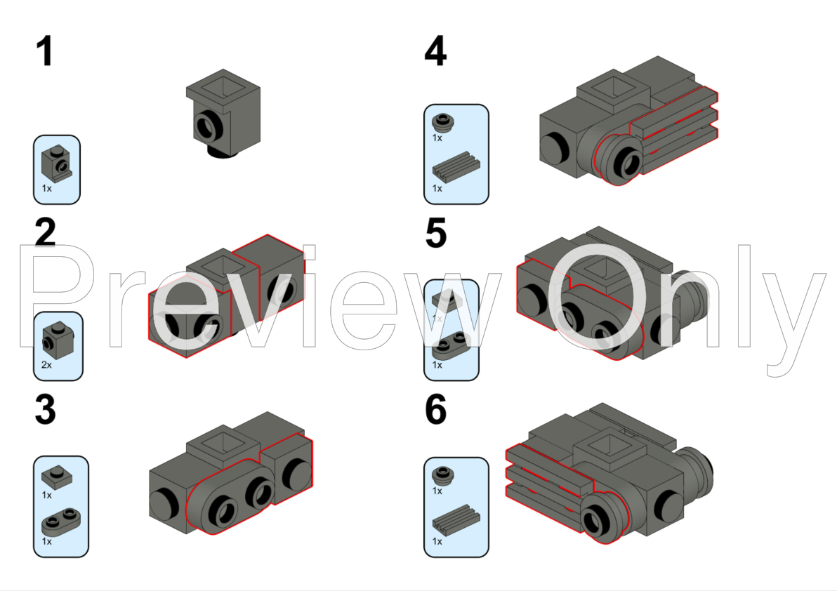 LEGO MOC Imperial Droid Pack 1 by ThrawnsRevenge | Rebrickable - Build ...