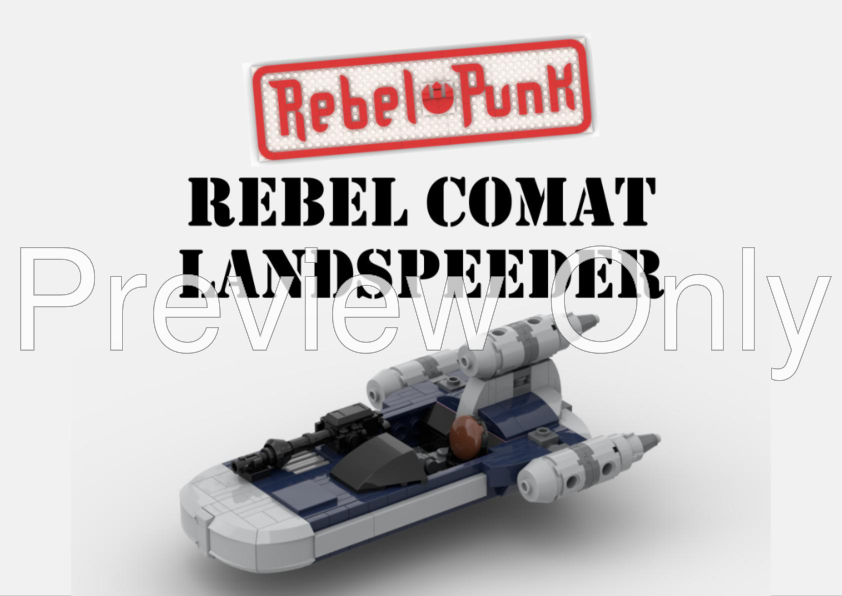 LEGO MOC Rebel Combat Landspeeder by Rebel.Punk | Rebrickable - Build ...