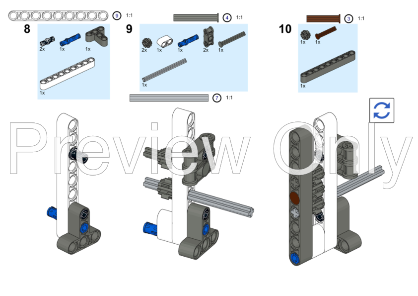 LEGO MOC Moving Belts and Guide by Technic TRAIN Man | Rebrickable ...