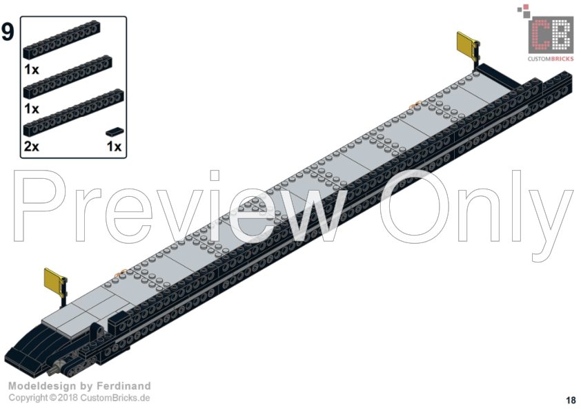 LEGO MOC Custom 42078 Low Boy trailer by CustomBricks.de | Rebrickable ...