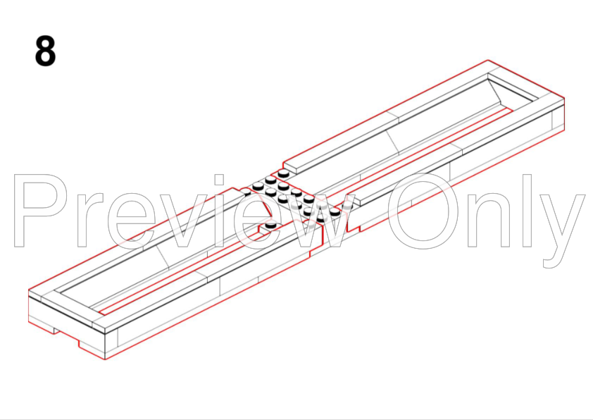 LEGO MOC Calendar with numbers 4x6 -LITE by uminuo | Rebrickable ...