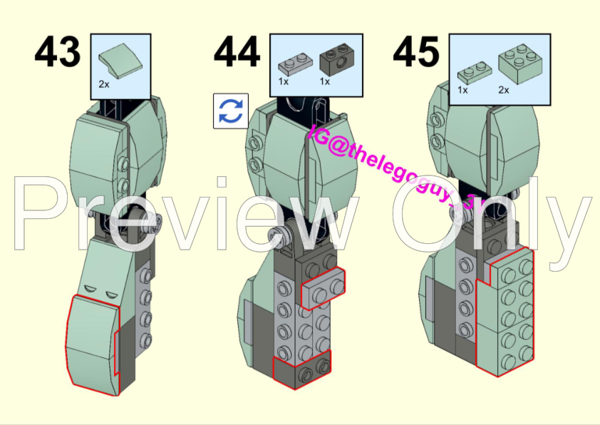 Lego Moc Mf 001 Zaku Ii By Thelegoguy31 Rebrickable Build With Lego