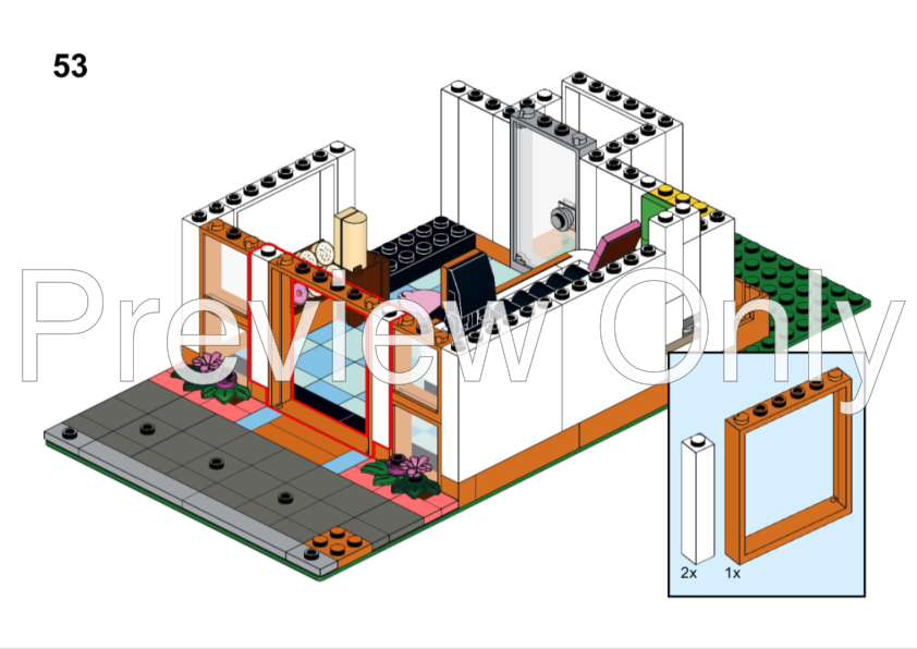 LEGO MOC Modular Organic Store - Modification of Set 41729 by Brick ...