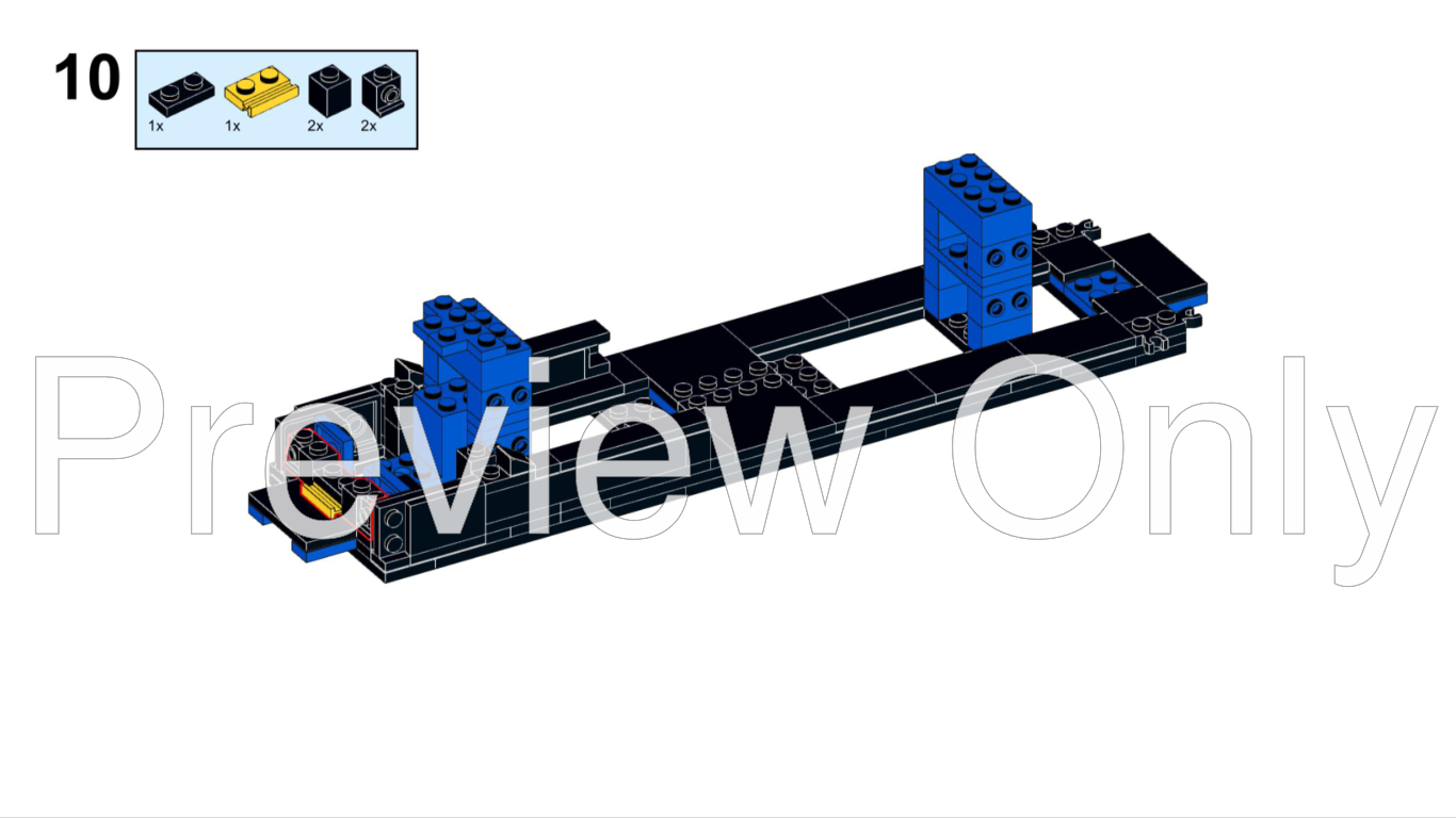 LEGO MOC 1:48 Fairbanks Morse H-10-44 v2 (black / weathered / train ...