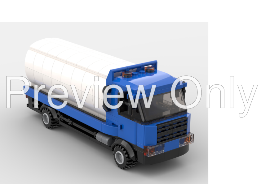 LEGO MOC Tanker truck by lottiesbricks | Rebrickable - Build with LEGO