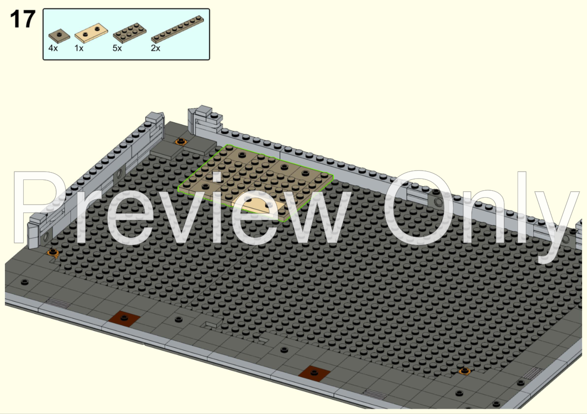 LEGO MOC Sanctum Sanctorum Extended 48x32 by l1anchu | Rebrickable ...